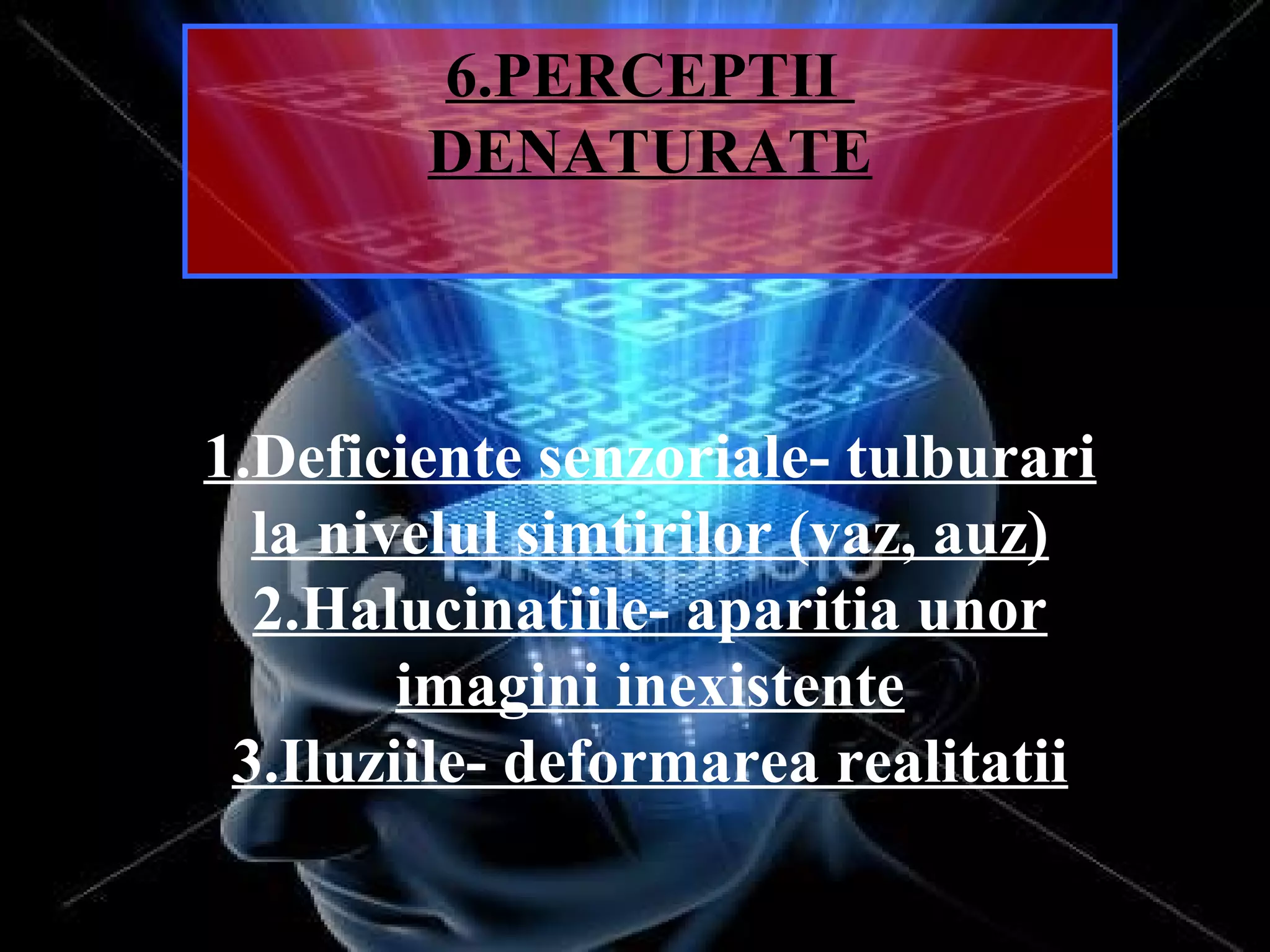 Perceptia-clasa X | PPT