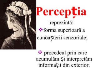 Perceptia-clasa X | PPT
