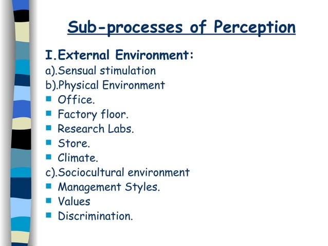 Perception | PPT