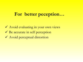 Perception | PPT