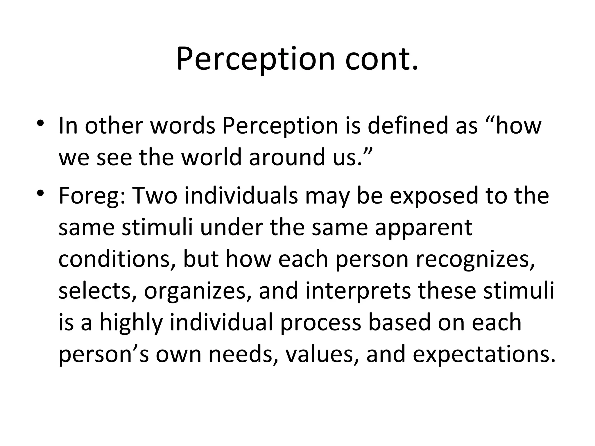 Perception | PPT