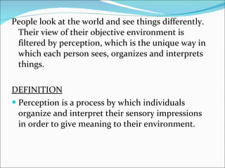 Perception | PPT
