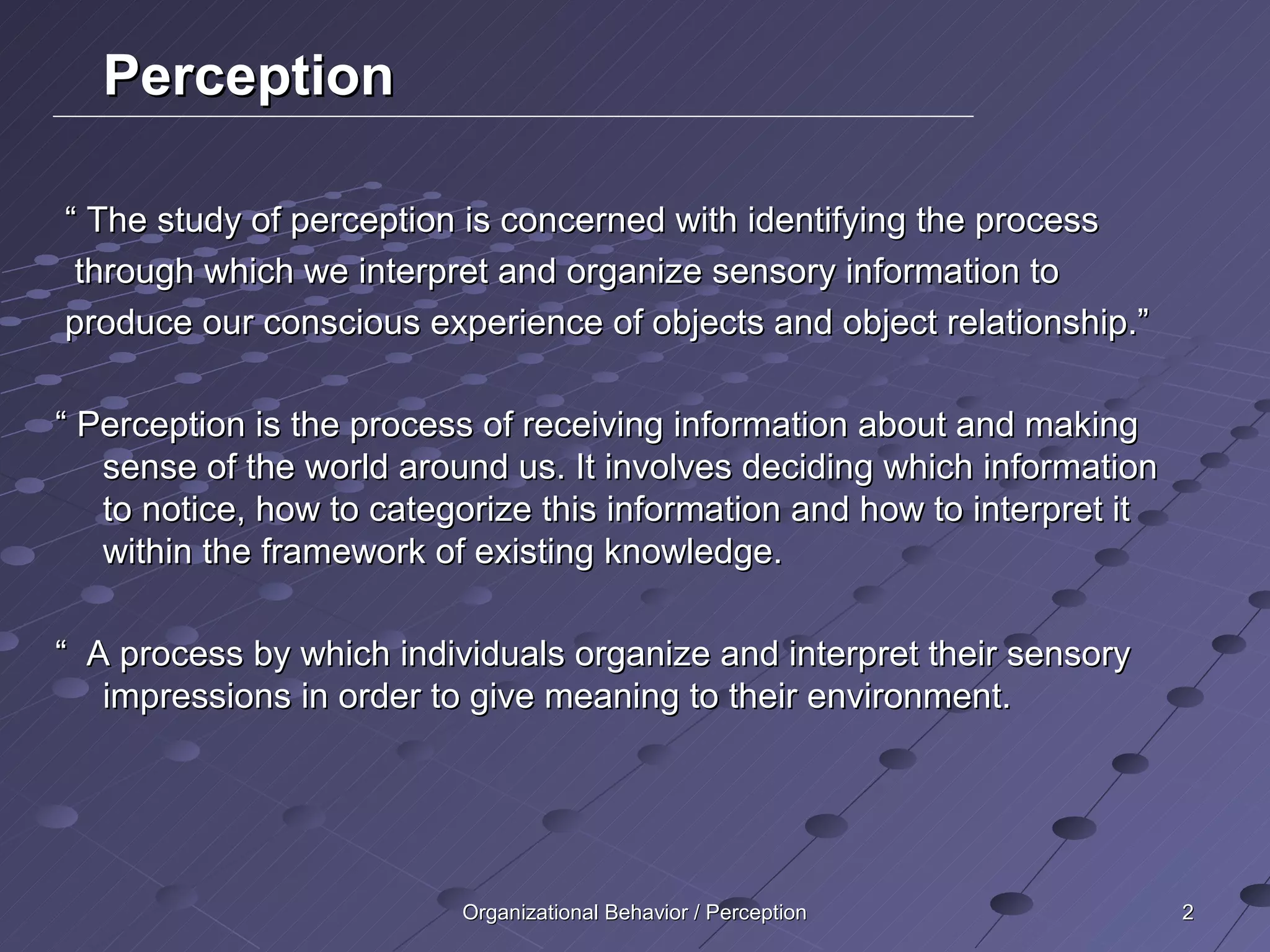 Perception | PPT