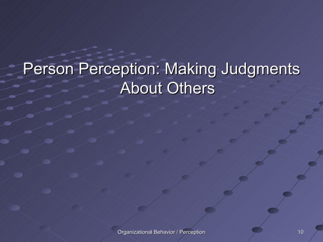 Perception | PPT | Technology & Computing