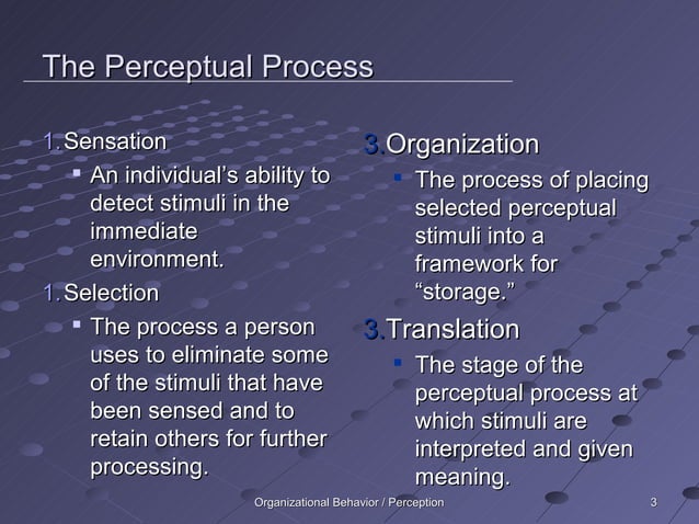 Perception | PPT | Technology & Computing