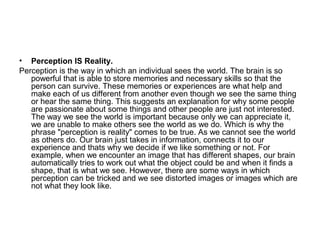 Perception | PPT