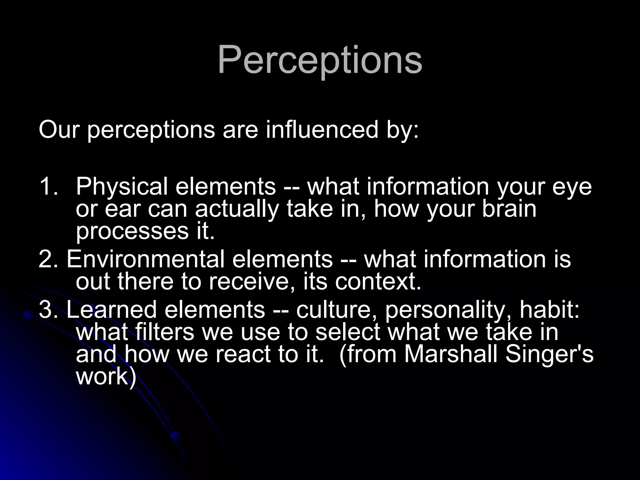 Perception | PPT