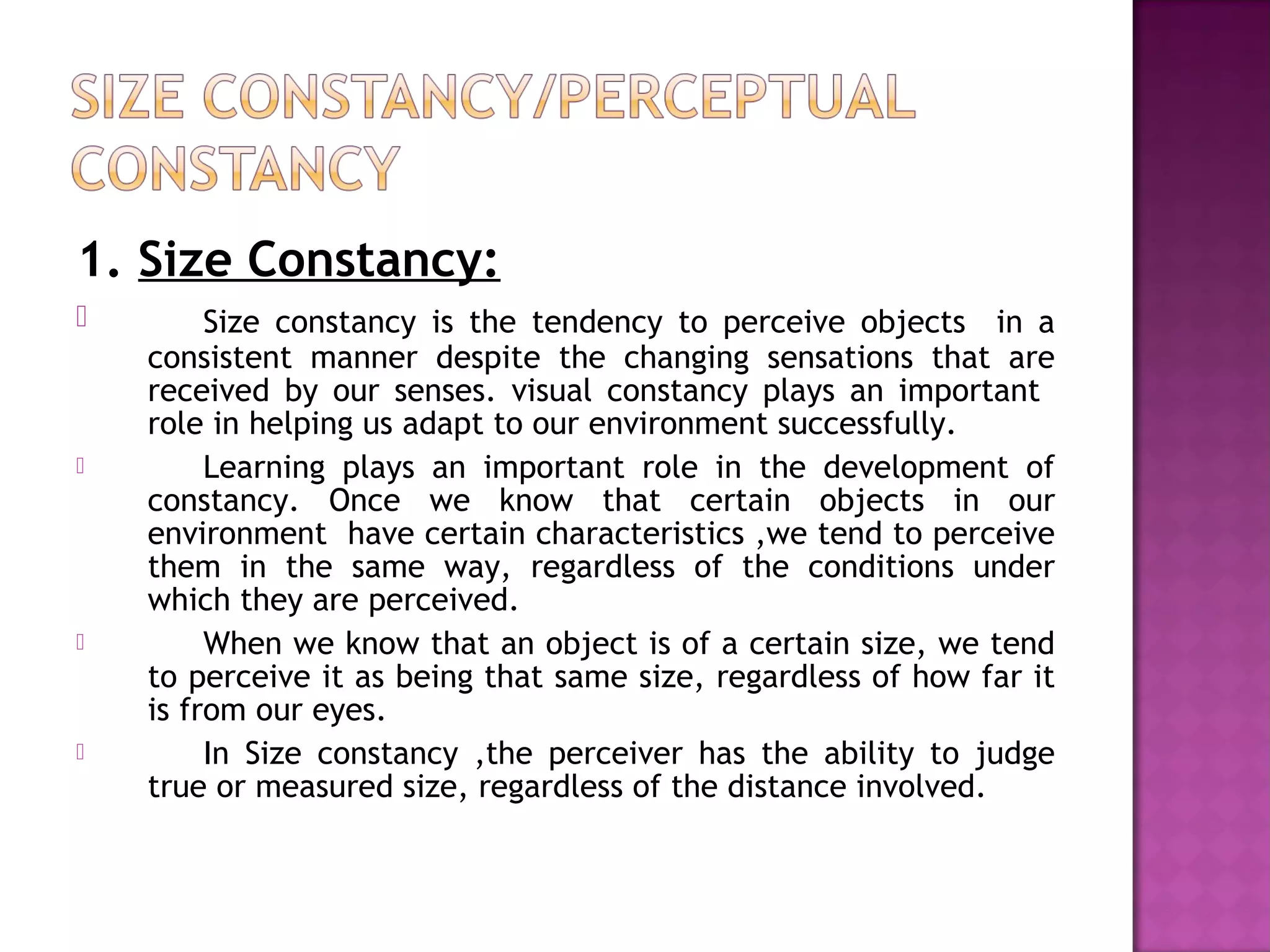 Perception in Psychology | PPT