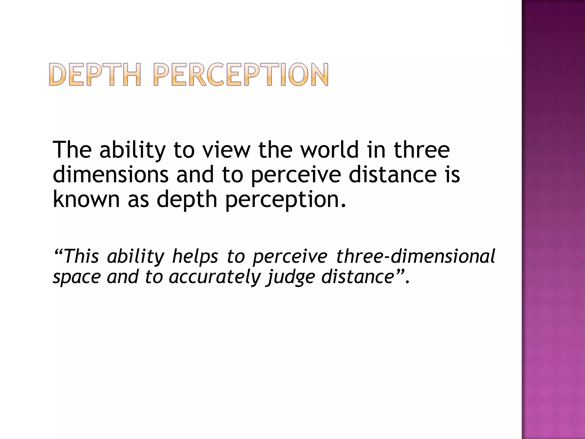Perception in Psychology | PPT