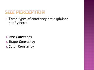 Perception in Psychology | PPT
