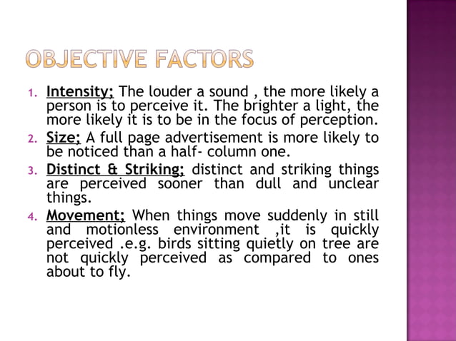 Perception in Psychology | PPT