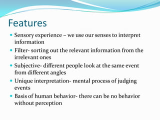 Perception by Neeraj Bhandari ( Surkhet.Nepal ) | PPT