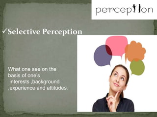 Perception | PPTX