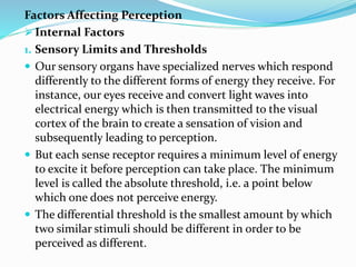 Perception | PPTX