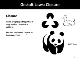 Perception- Interpretation Gestalt & Semiotics | PPTX