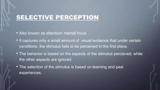 Perception. | PPTX | Eye and Vision Conditions | Diseases and Conditions