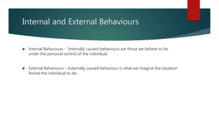 Organizational Behavior : Perception | PPTX