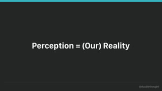 Perception and Reframing in UX | PPT