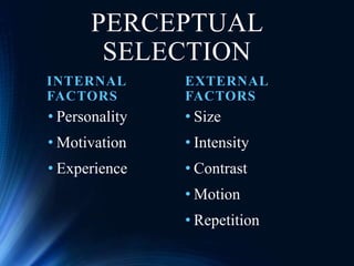 Perception | PPTX