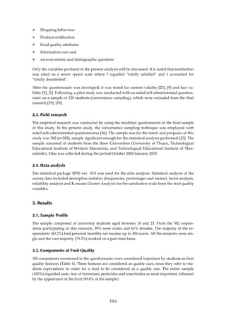 Perception of food quality | PDF