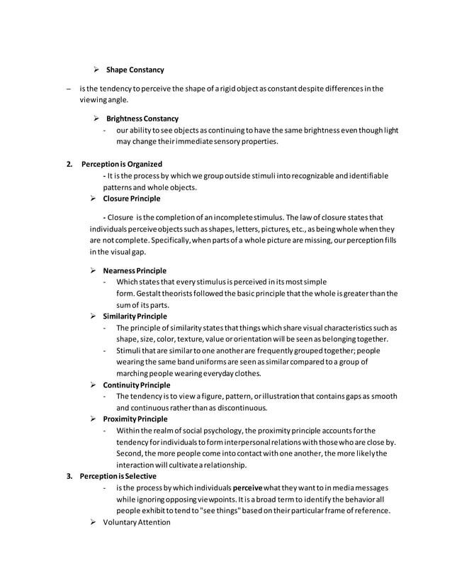 Psychology: Perception | PDF