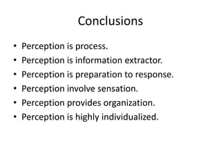 Perception | PPTX