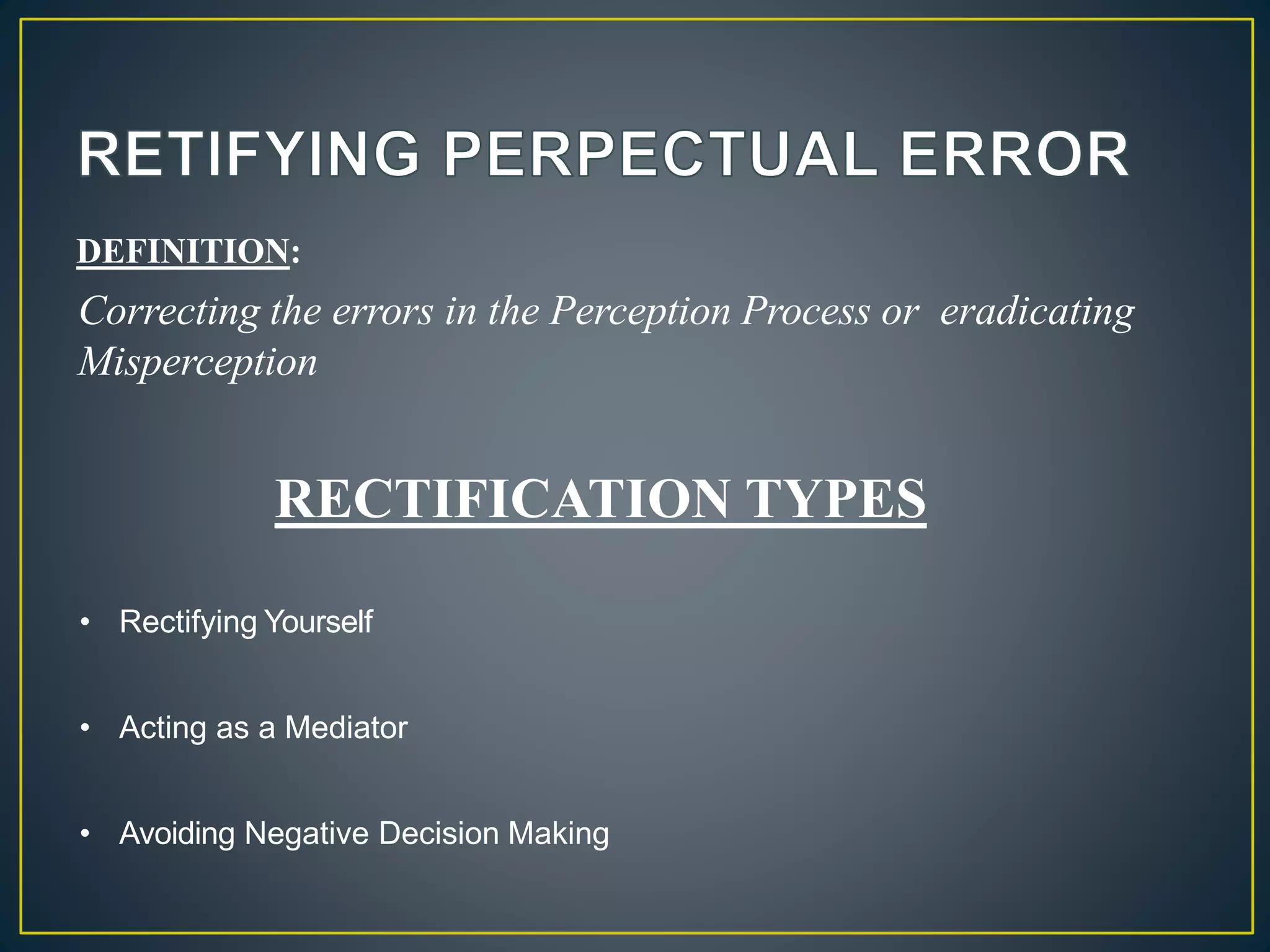 Perception in Organizational Behaviour | PPTX