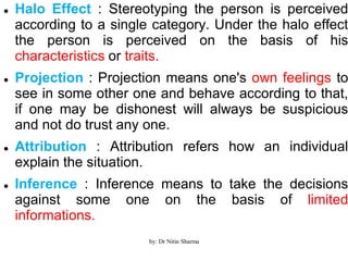 Organizational Behaviour : Perception | PDF