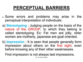 Organizational Behaviour : Perception | PDF