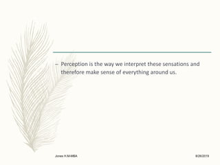PERCEPTION | PPT