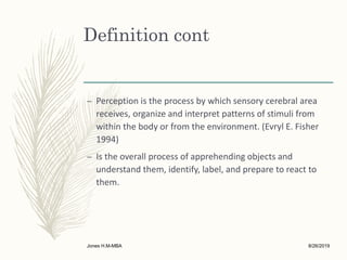 PERCEPTION | PPT