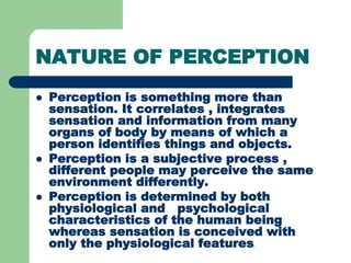 Perception | PPT