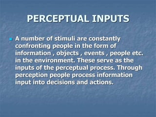 Perception | PPT