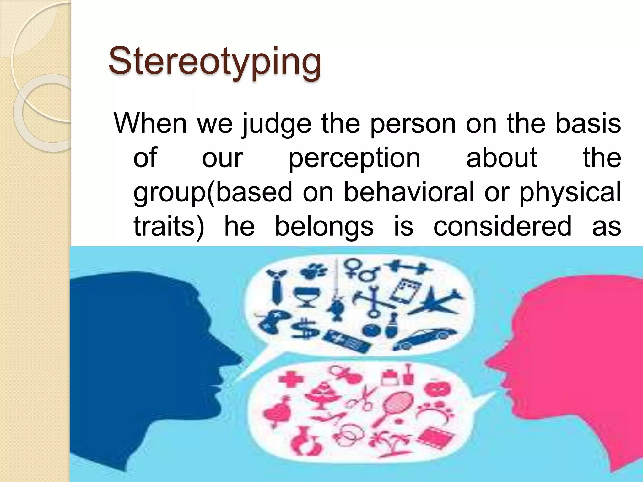 Presentation on Perception - Organisation Behavior | PPTX