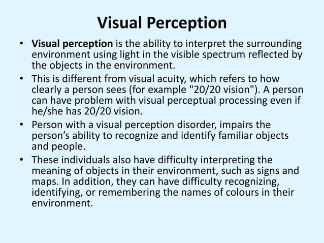 Perception | PPT
