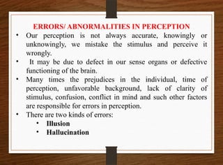 perception-psychology-Nursing-GNM and B.sc