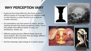 PERCEPTION | PPTX | Science