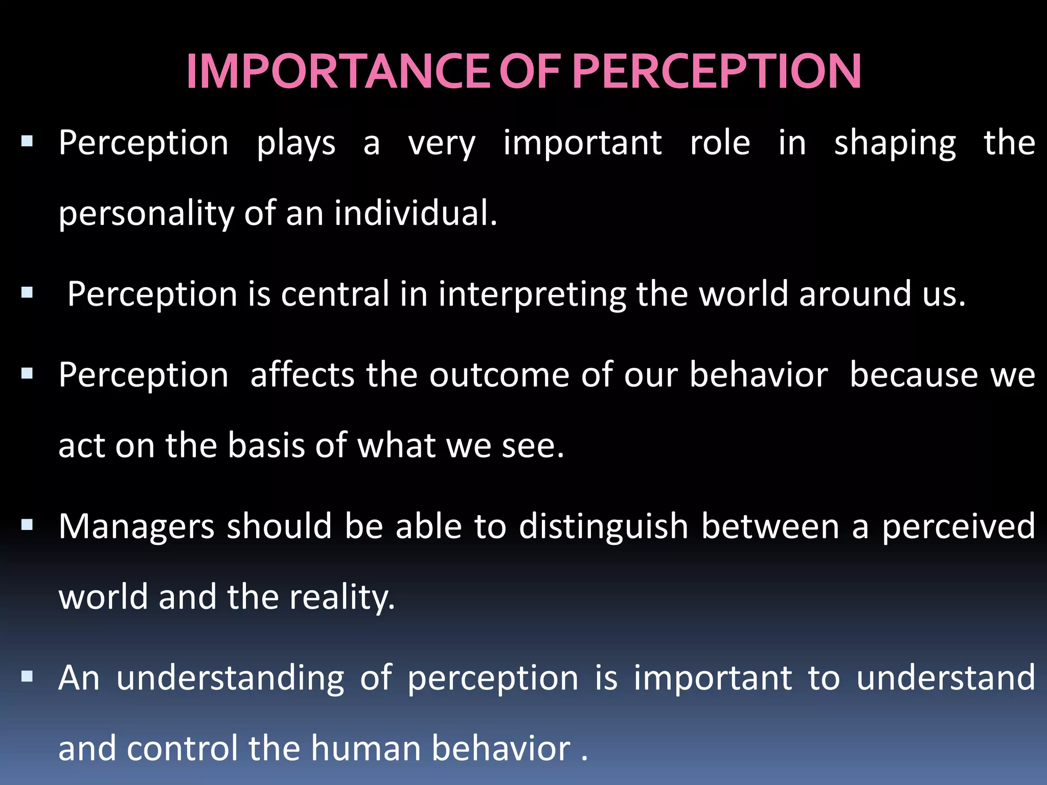 Perception | PDF