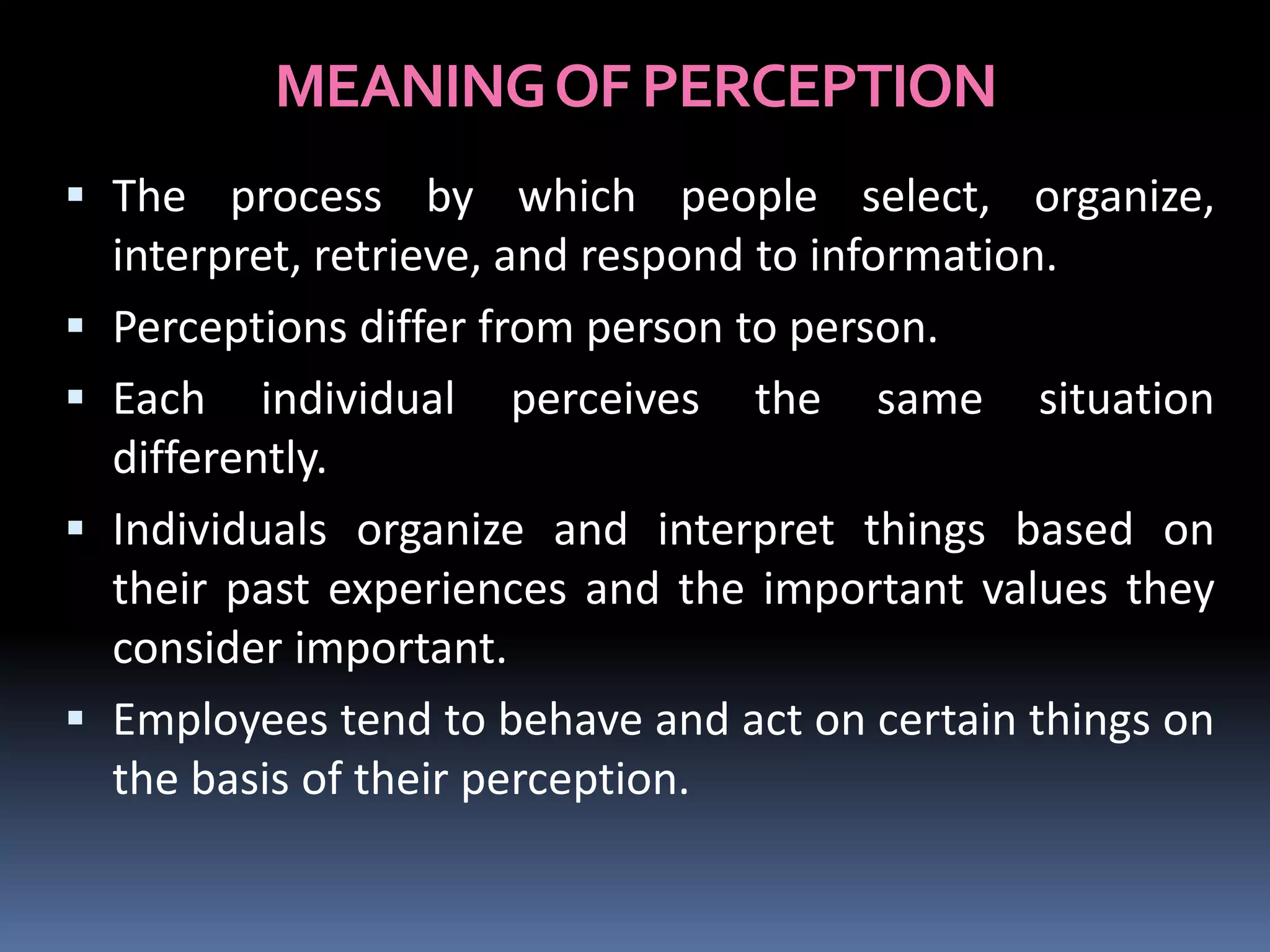 Perception | PDF