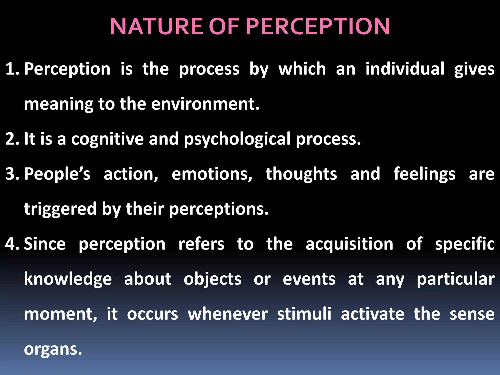 Perception | PDF
