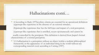 Perception | PDF | Mental Health | Diseases and Conditions