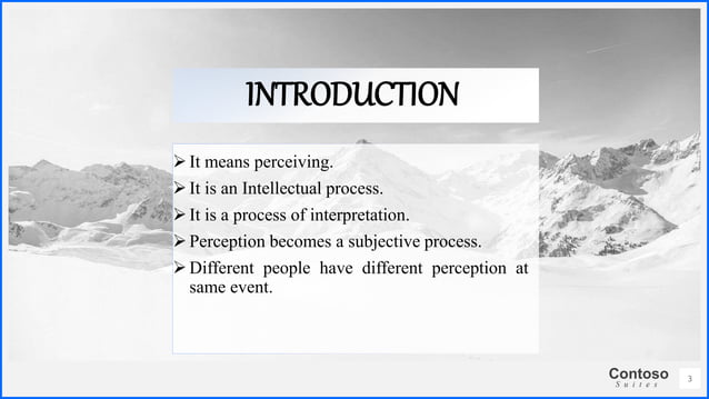 Perception - Organisational Behaviour | PPTX | Technology & Computing