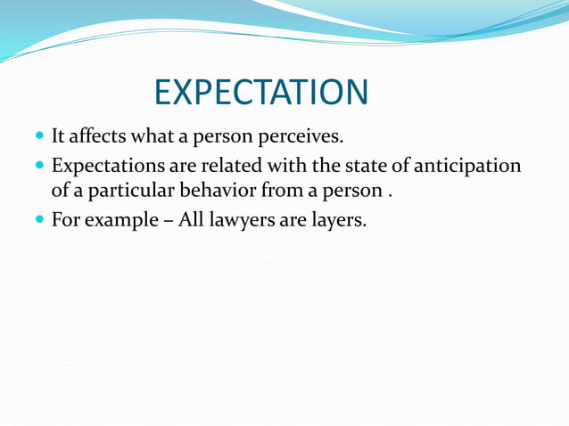 PERCEPTION IN OB | PPTX | Science