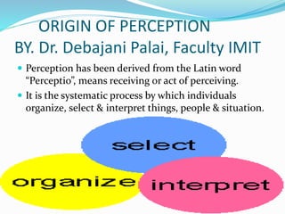 PERCEPTION IN OB | PPTX