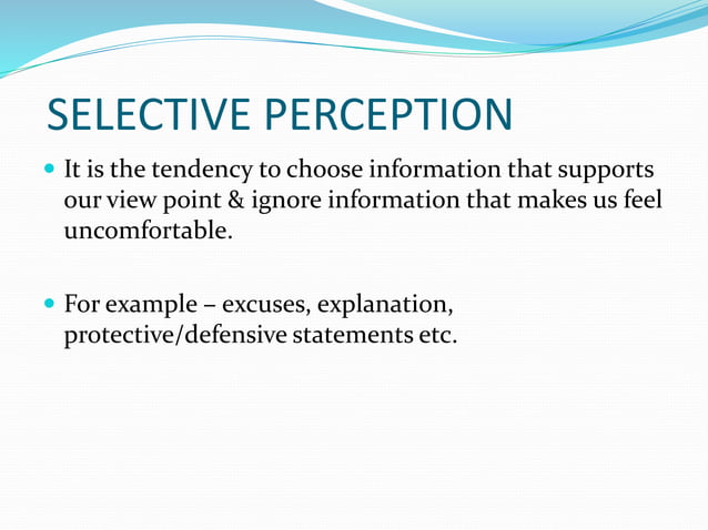 PERCEPTION IN OB | PPTX | Science