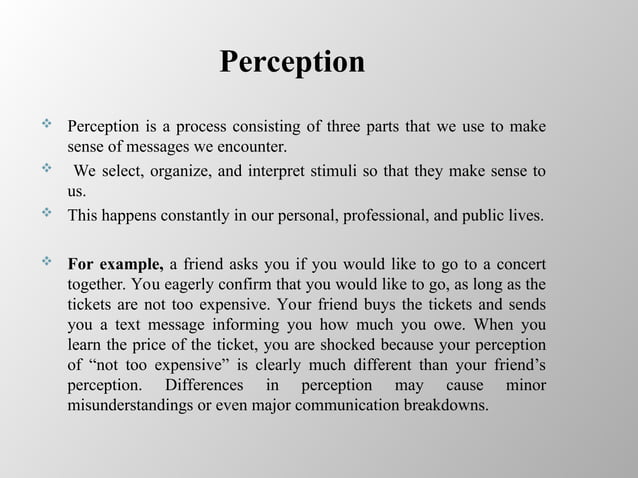 Perception.ppt It is useful for the students | PPT