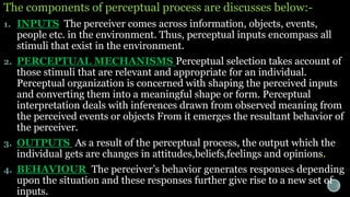 PERCEPTION BBA NOTES PDF PRESENTATION. | PPT