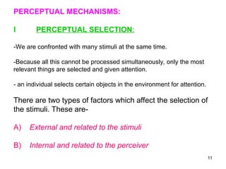 Perception easy explanation for beginners | PPT