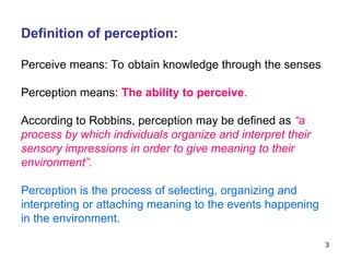 Perception easy explanation for beginners | PPT