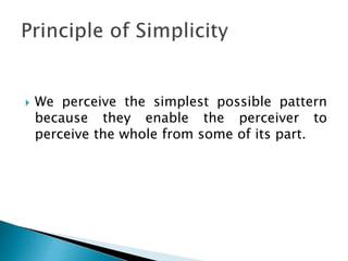 Perception principle and application | PPTX